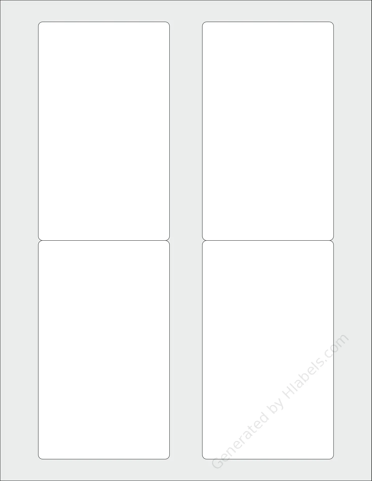 Print on Avery® 61504 template using Microsoft Word